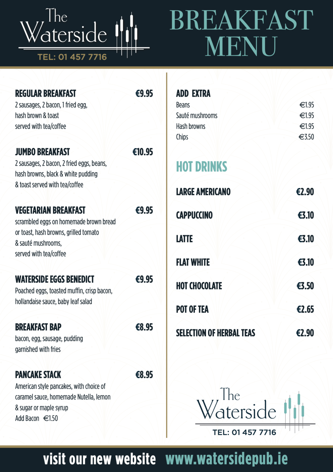 Menu - Waterside Pub